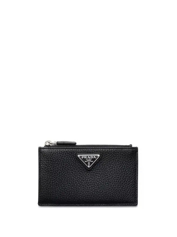 Prada Triangle-logo Wallet - Black