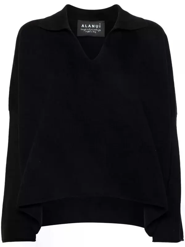Alanui Finest Ribbed Polo Top