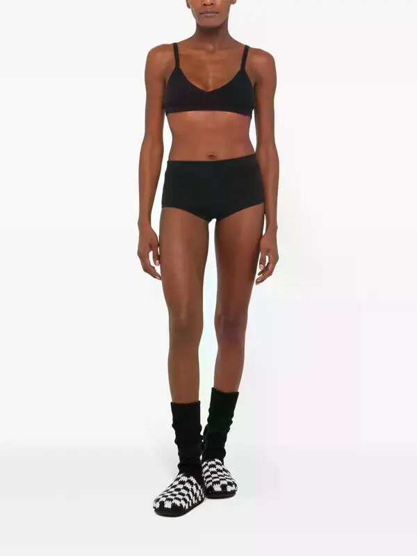 Alanui V-neck Cashmere Bralette