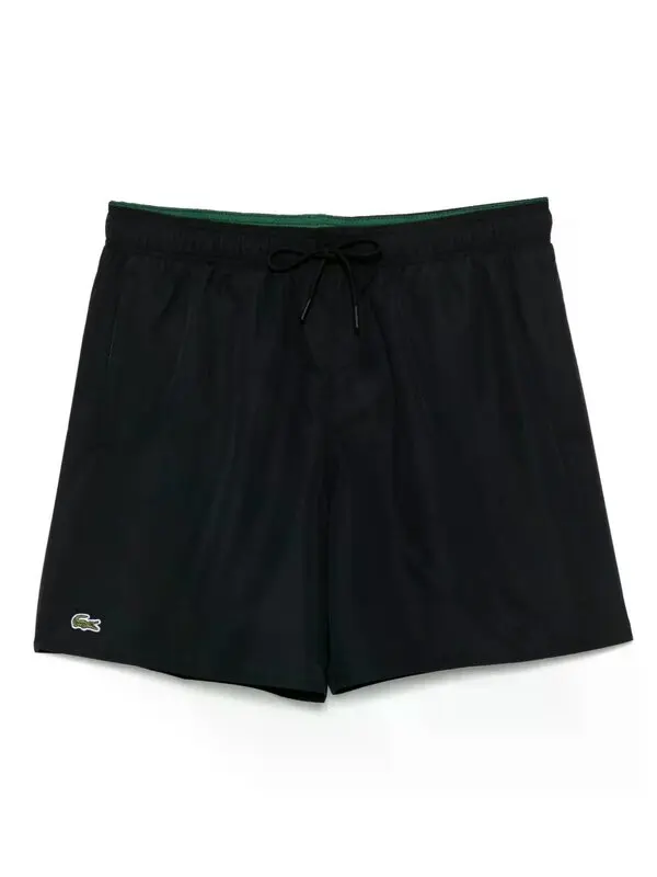Lacoste Monochrome Swim Shorts - Black