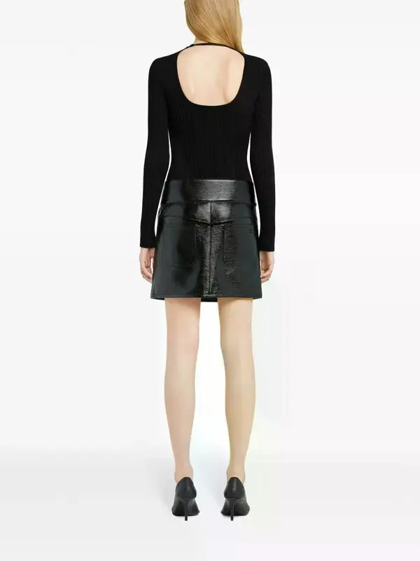 COURREGES Belted Mini Skirt