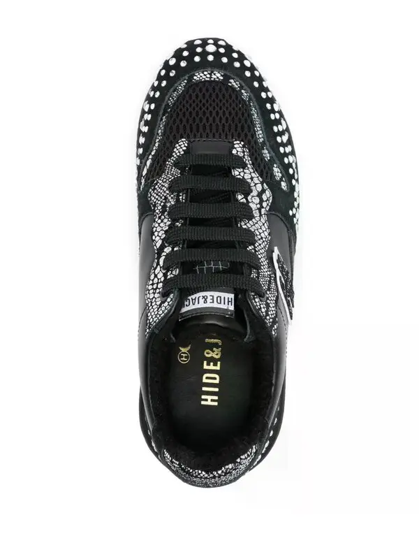 HIDE&JACK Over Running Sneakers - Black