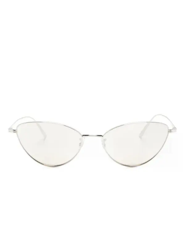 KHAITE X OLIVER PEOPLES 1998c Cat-eye Sunglasses - Silver