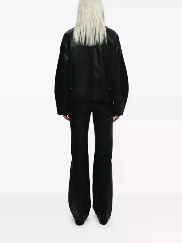 MAINLESS Leather Jacket - Black