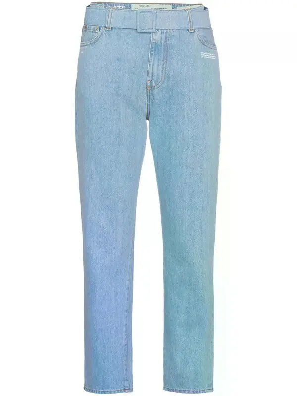 Off-White Mid-rise Cropped Jeans