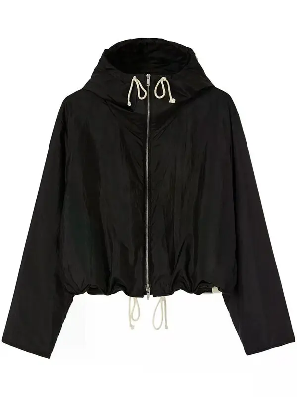 JIL SANDER Zip-up Hooded Jacket