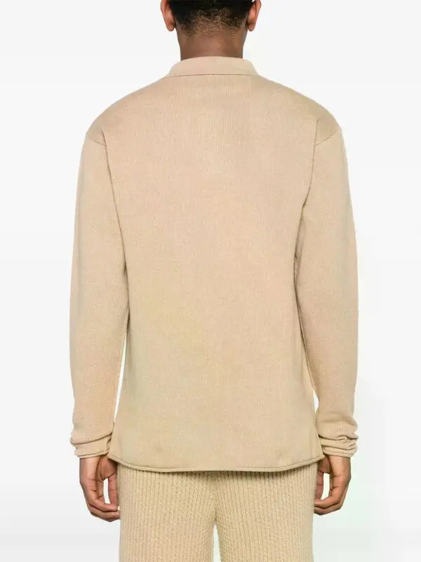 Alanui Finest Ribbed Polo Top