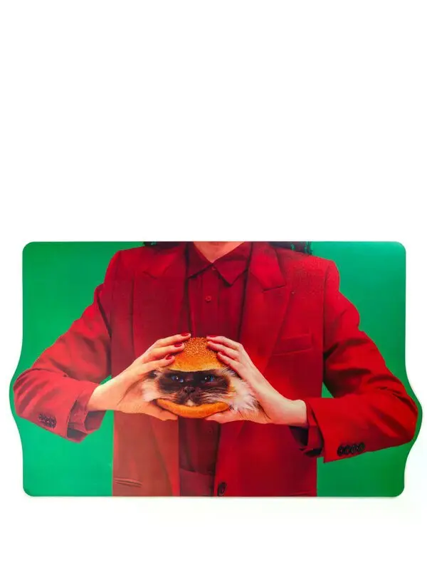 SELETTI Cat-liscious Placemats - Red