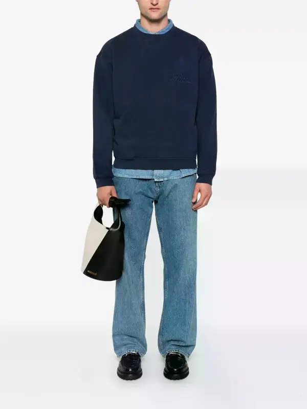 FRAME Logo-embroidered Sweatshirt