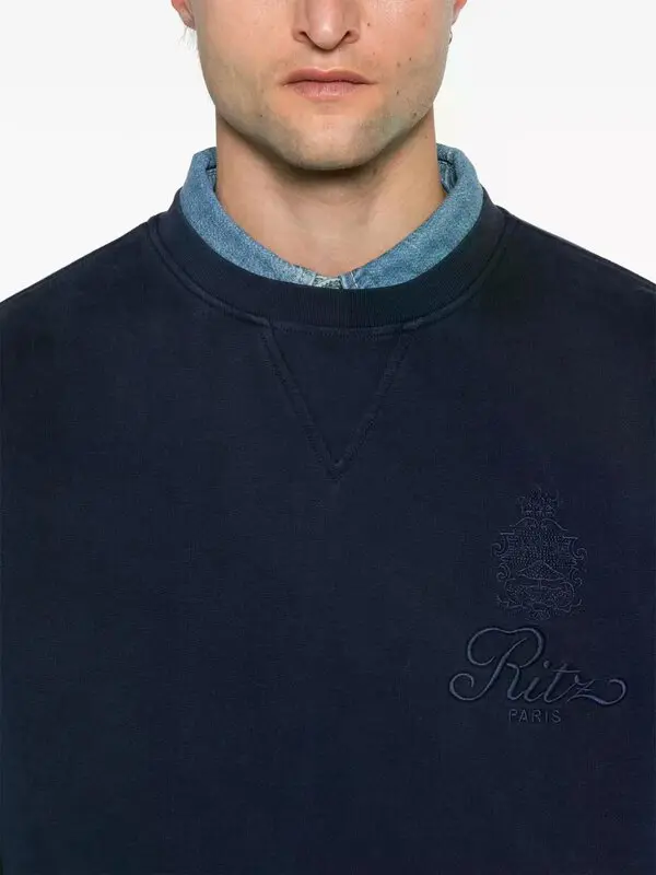 FRAME Logo-embroidered Sweatshirt