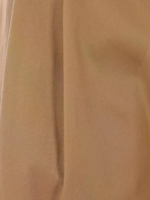 Saint Laurent Cotton Trousers With Front Tie Detail