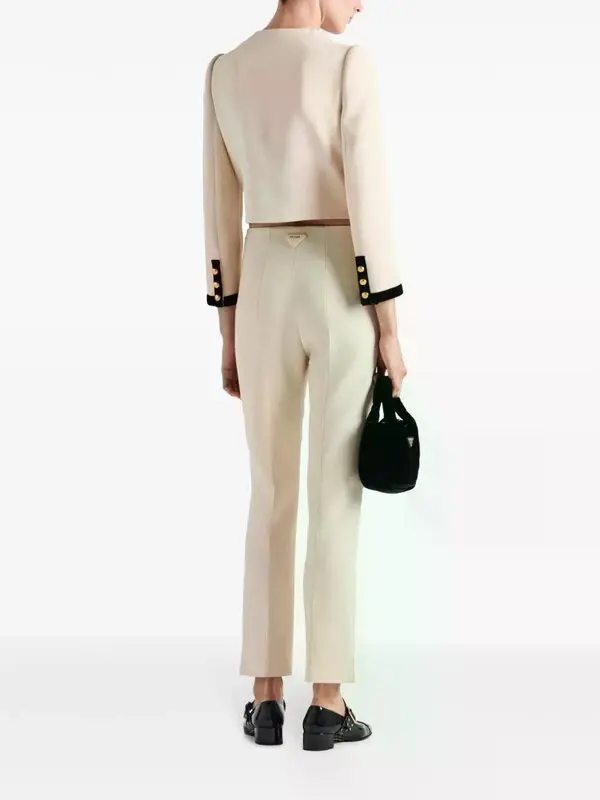 Prada Sablé Tapered Trousers