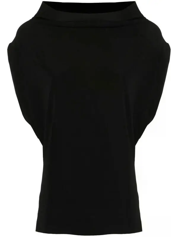 Norma Kamali Wide-neck Sleeveless Top