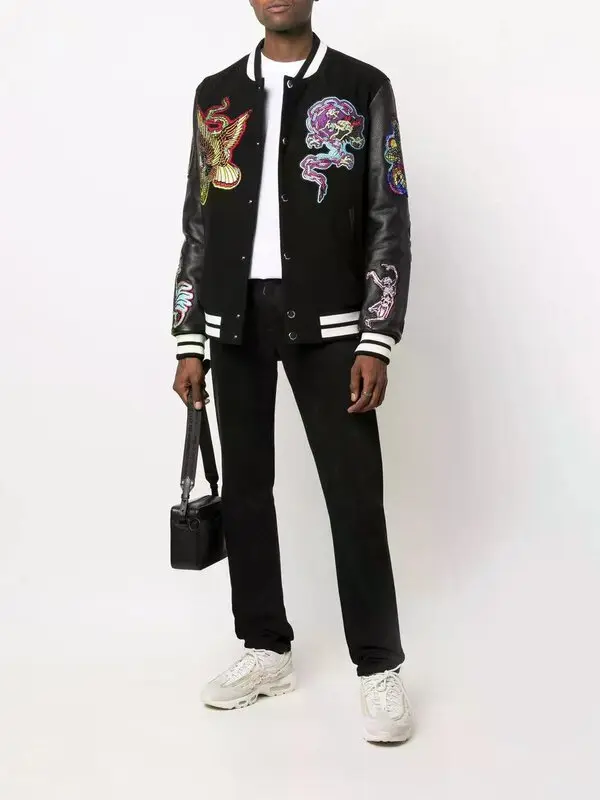Philipp Plein Varsity Bomber Jacket