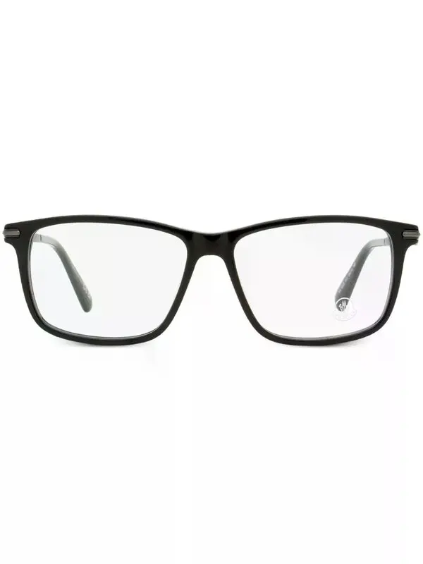 Moncler Rectangle-frame Glasses - Black