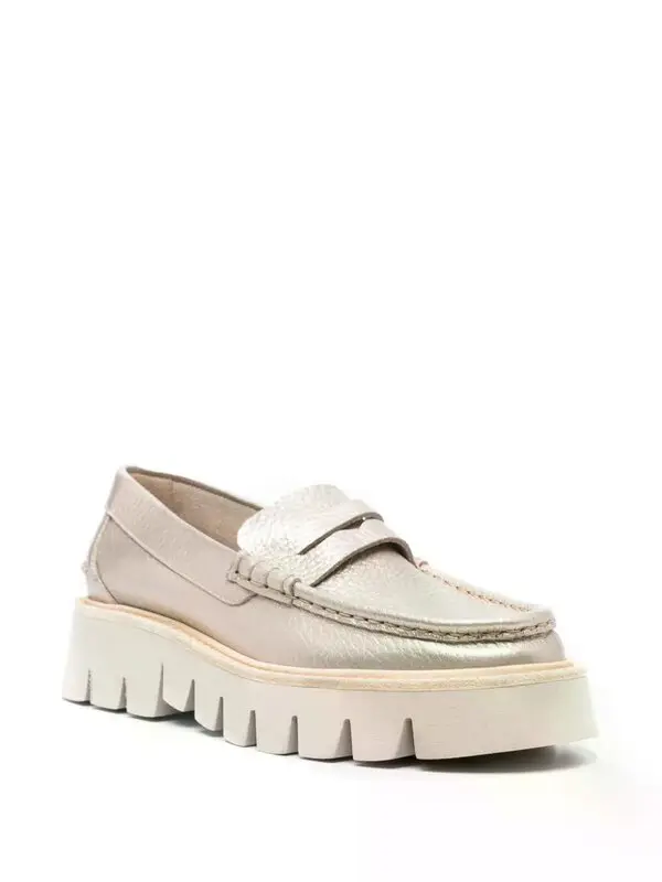 PEDRO GARCIA Sebas Leather Platform Loafers