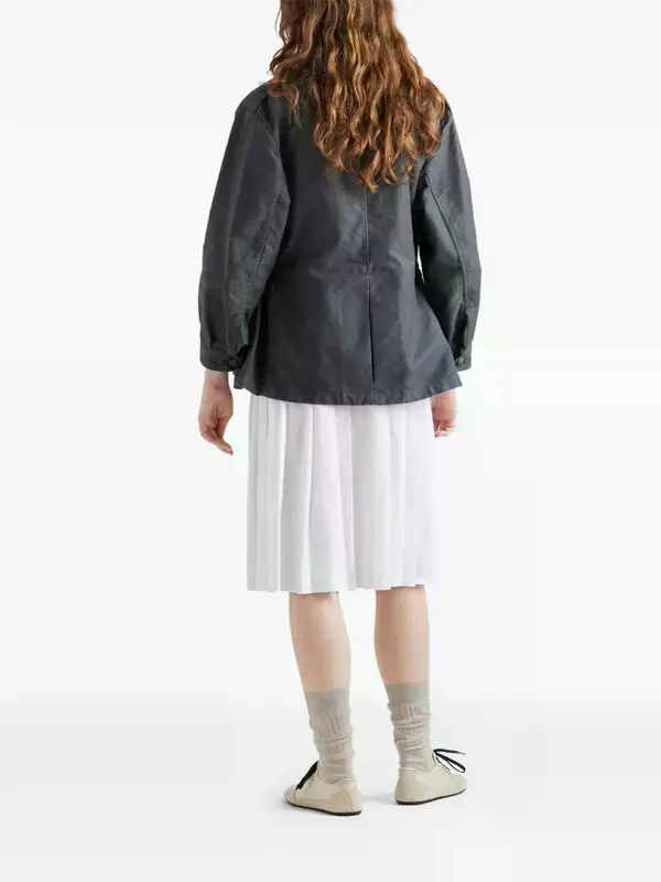 Prada Pleated Midi Skirt