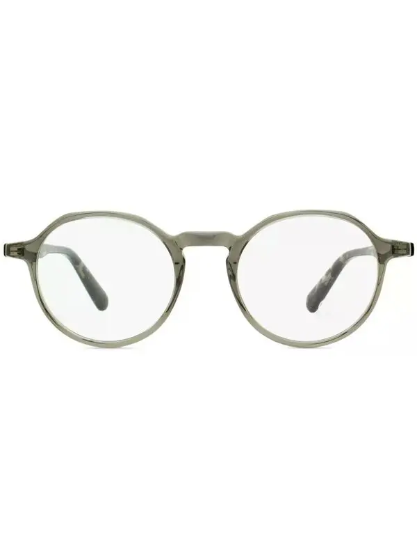 Moncler Ml5120 Oval-frame Glasses - Grey
