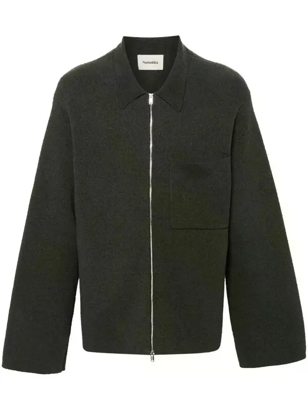 Nanushka Belmer Terry-cloth Cardigan