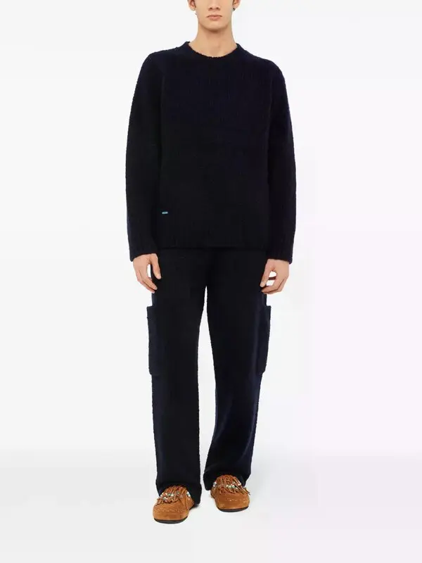 Alanui Ribbed Cashmere-silk Blend Sweater