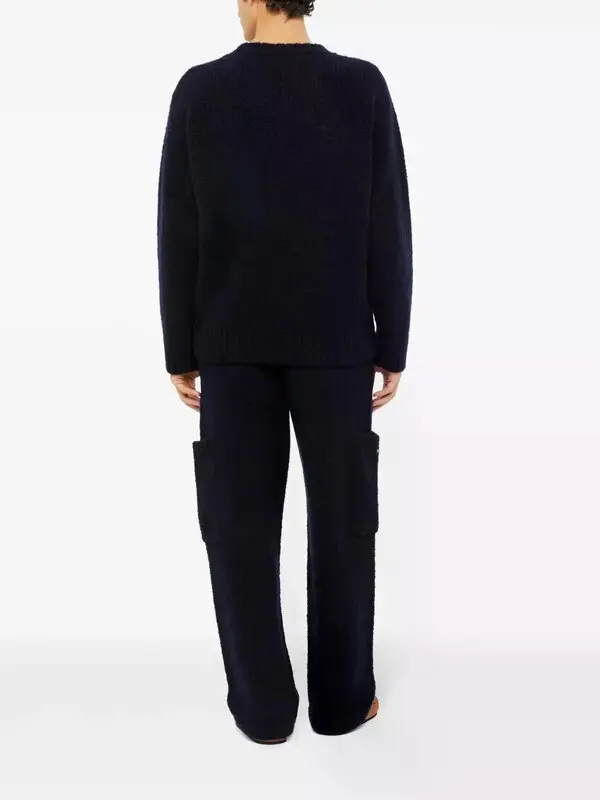 Alanui Ribbed Cashmere-silk Blend Sweater