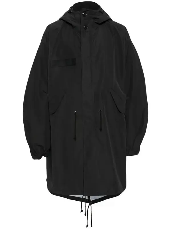 Junya Watanabe Drop-shoulder Hooded Parka Coat