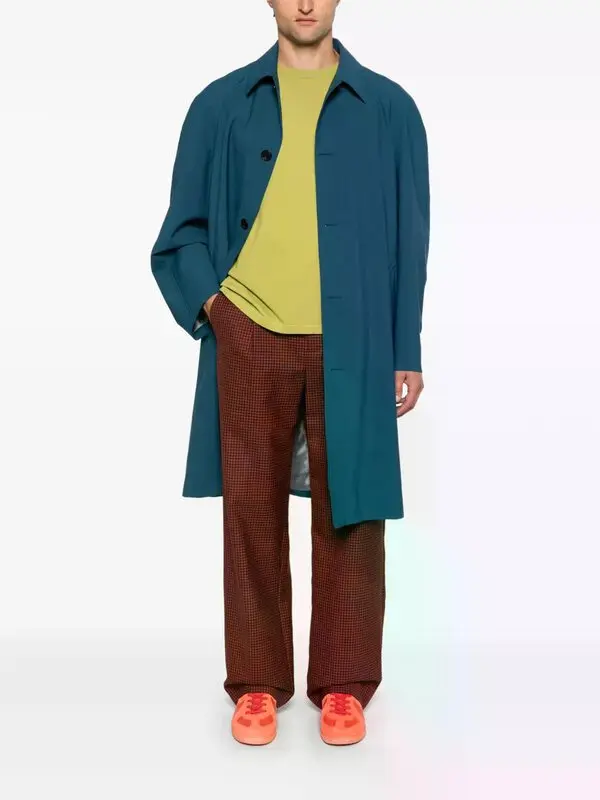 BOTTER Checked Virgin Wool Trousers