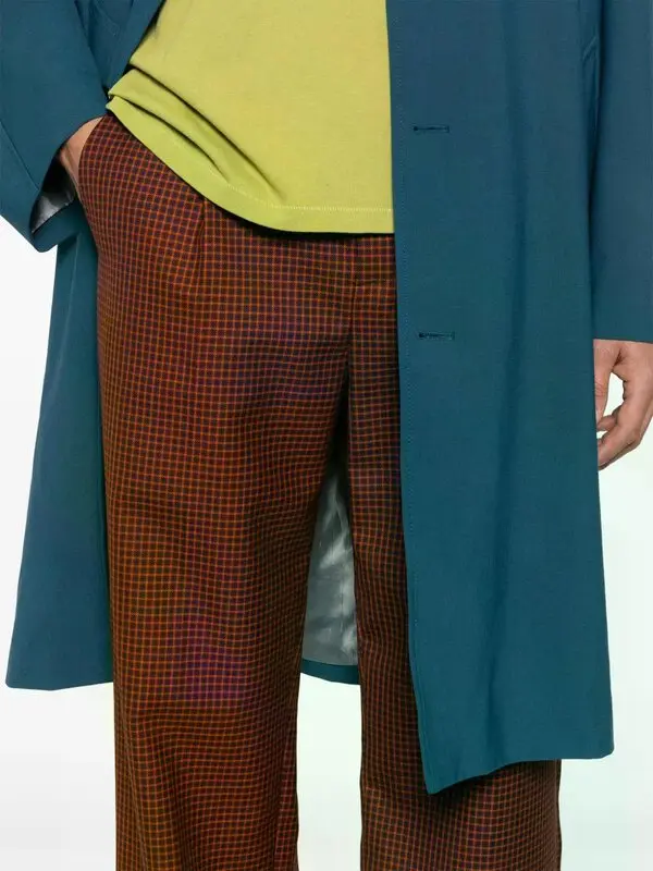 BOTTER Checked Virgin Wool Trousers
