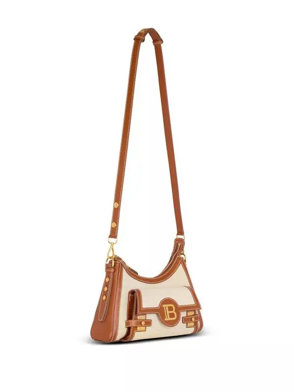 Balmain B-buzz Canvas Shoulder Bag