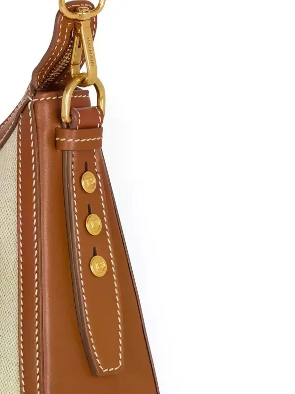 Balmain B-buzz Canvas Shoulder Bag