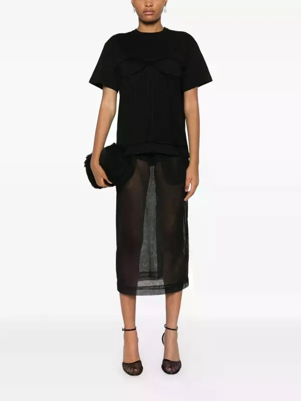 MURMUR Deconstructed T-shirt - Black