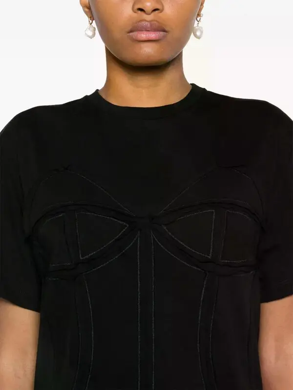MURMUR Deconstructed T-shirt - Black