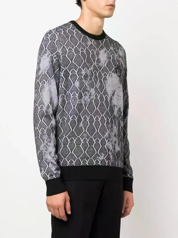 BILLIONAIRE Distressed Knitted Jumper