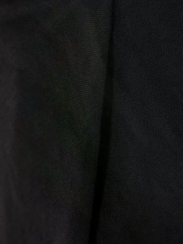 QUIRA Draped Midi Skirt