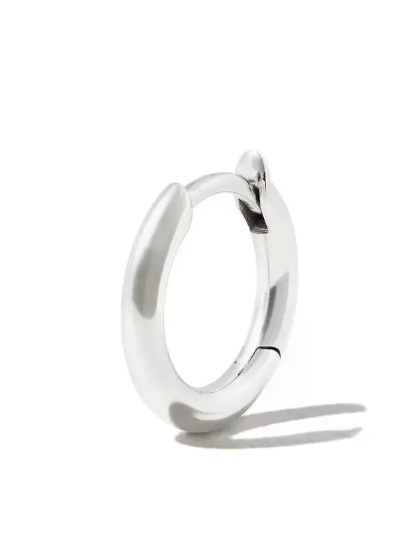 SPINELLI KILCOLLIN 18kt White Gold Micro Hoop Earring - Silver