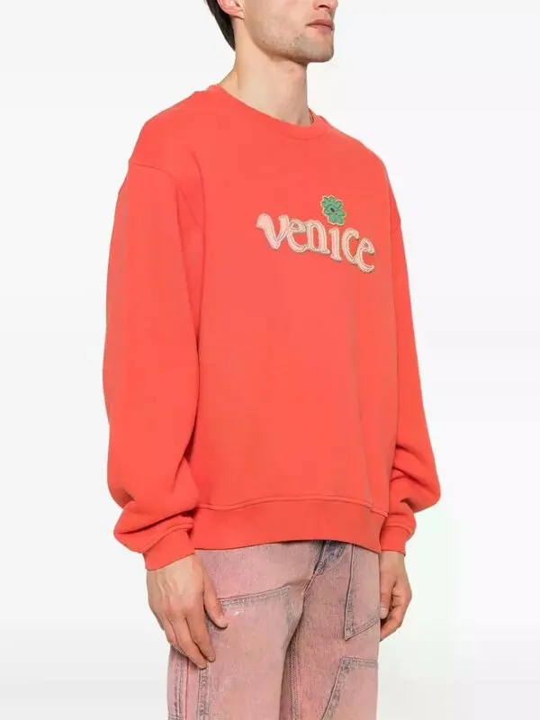 ERL Venice-patch Cotton Sweatshirt
