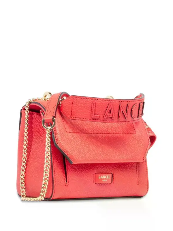LANCEL Mini Leather Crossbody Bag - Orange