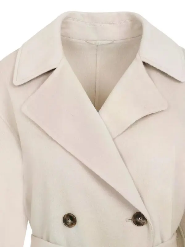 YVES SALOMON Wool Blend Double-breasted Coat