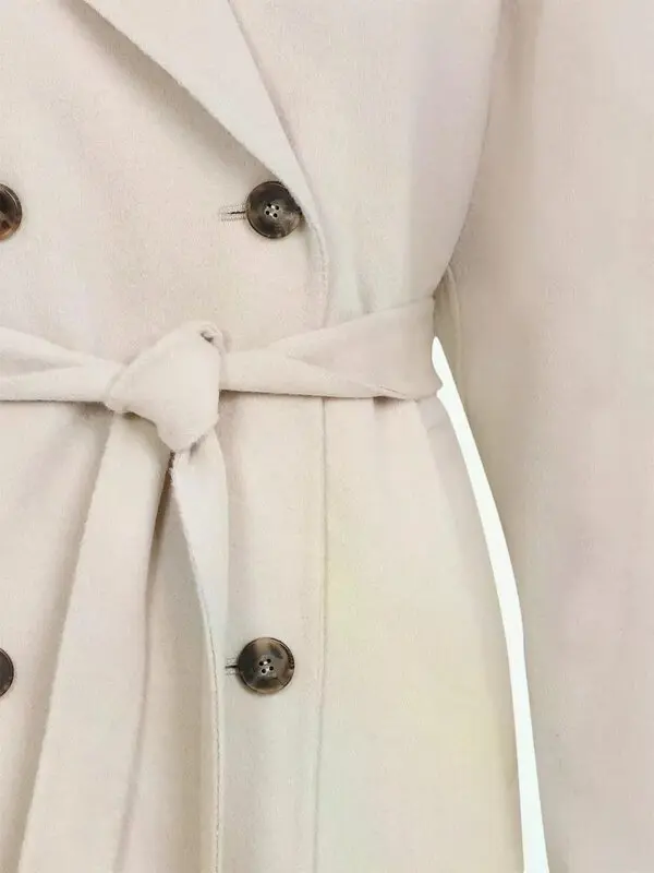 YVES SALOMON Wool Blend Double-breasted Coat