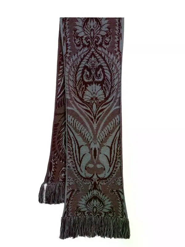 Etro Jacquard Scarf - Blue