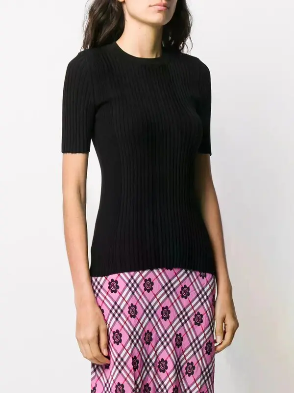 Rabanne Ribbed Fitted T-shirt