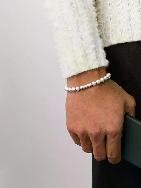 Le Gramme Le 47 Beaded Bracelet