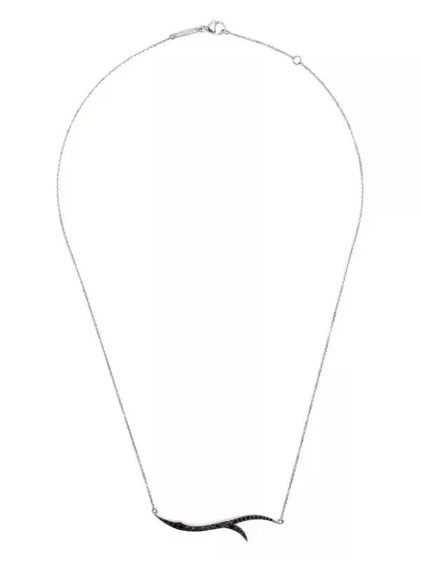 Stephen Webster 18kt White Gold Stem Diamond Necklace