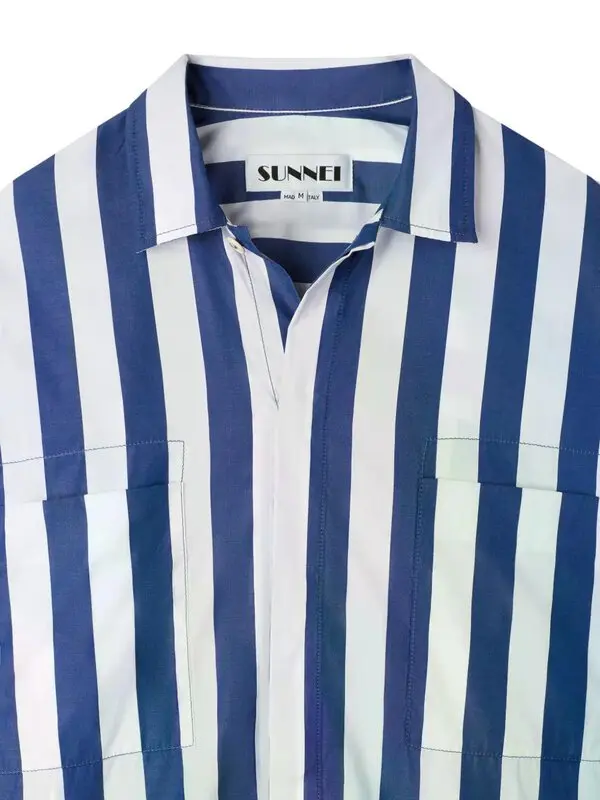 Sunnei Striped Cotton Poplin Shirt