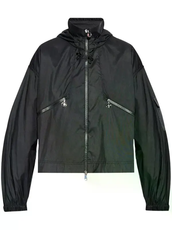 Moncler Hooded Lightweight Jacket - Black
