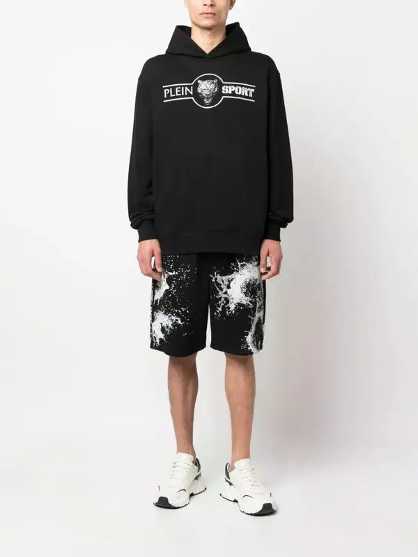 PLEIN SPORT Chrome Scratch Edition Hoodie