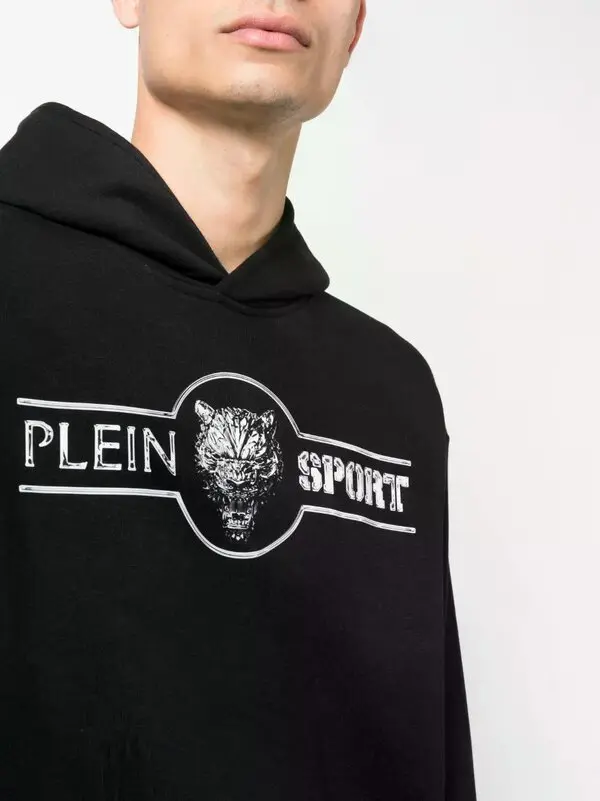 PLEIN SPORT Chrome Scratch Edition Hoodie