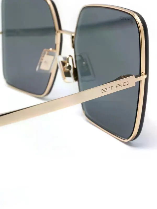 Etro Oversized Metal Sunglasses