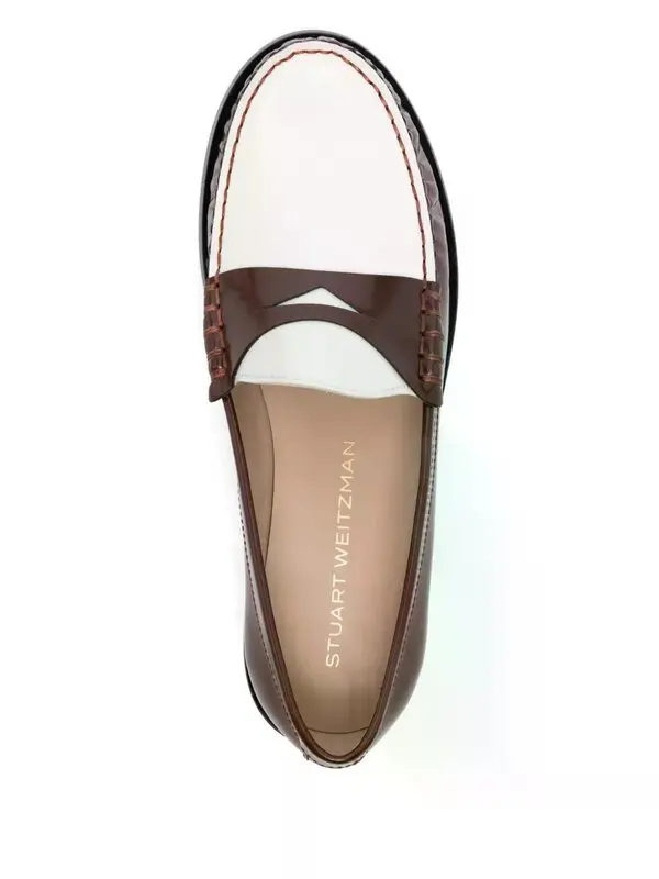 STUART WEITZMAN Lottie Loafers - Brown