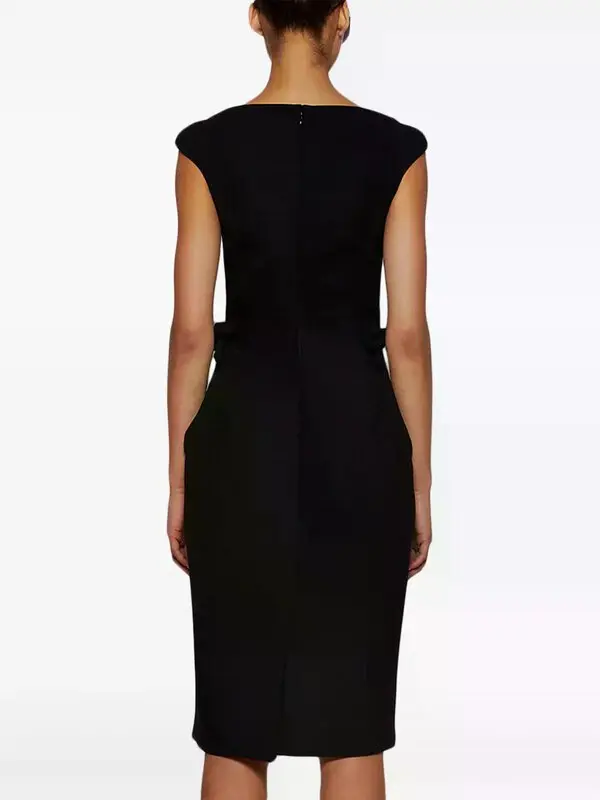 Miu Miu Boat-neck Wool Midi Dress
